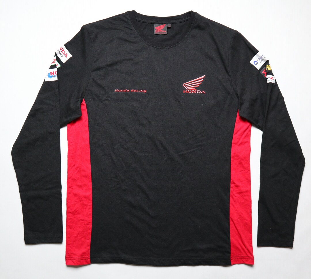 Honda Racing Team 00s Vintage Long Sleeve Jersey Shirt Jumper Men's ...
