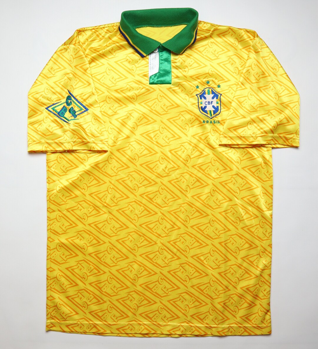 Brazil 90s Style Football Shirt Kit Camiseta Soccer Jersey Maglia ...