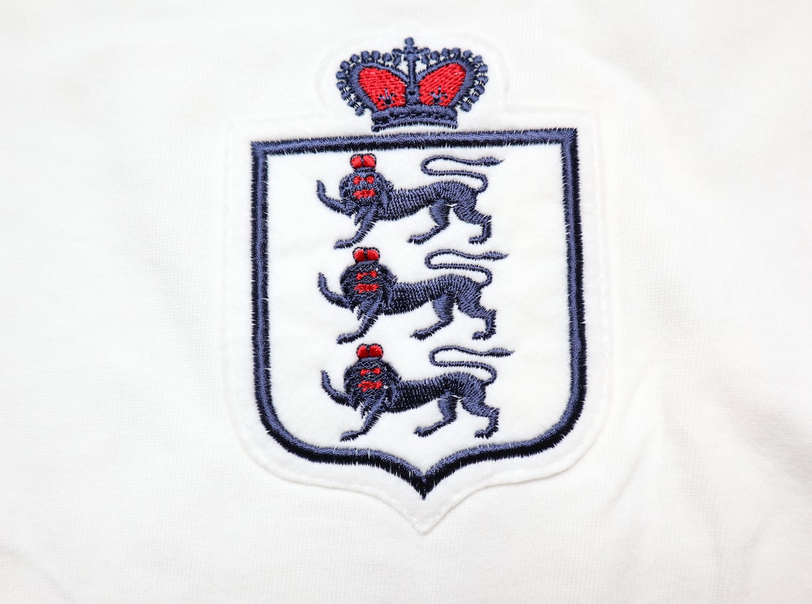 England 1872 Home Retro Replica Long Sleeve Football Shirt Soccer ...