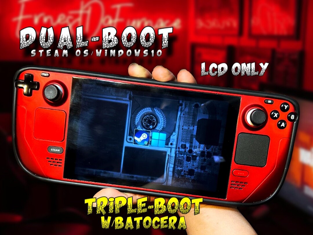 Steam Deck LCD Setup Dual-boot W/windows 10 or Triple Boot With Batocera - Etsy