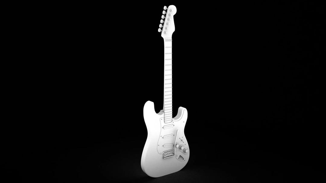 Fender Guitar Model – Complete Guitar - STL File - Etsy