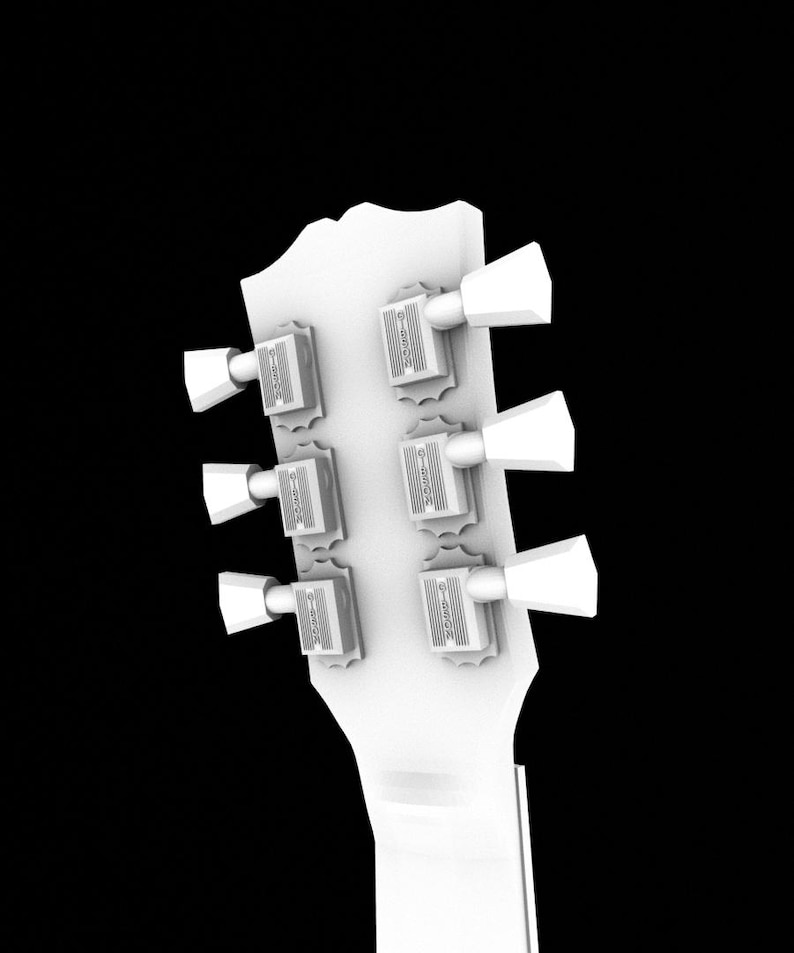 Gibson Guitar Model – Complete Print - STL File - Etsy