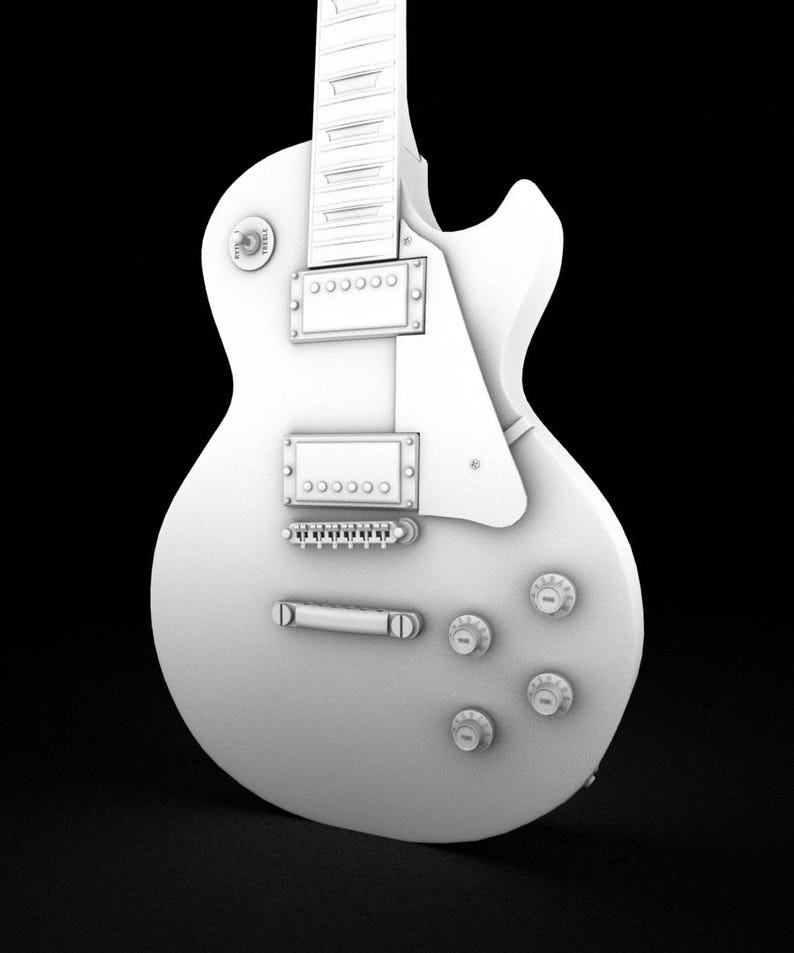 Gibson Guitar Model – Complete Print - STL File - Etsy