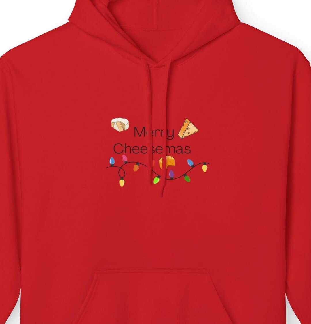 Merry Cheesemas Cheese Lover Unisex Hoodie, Funny Foodie Gift ...