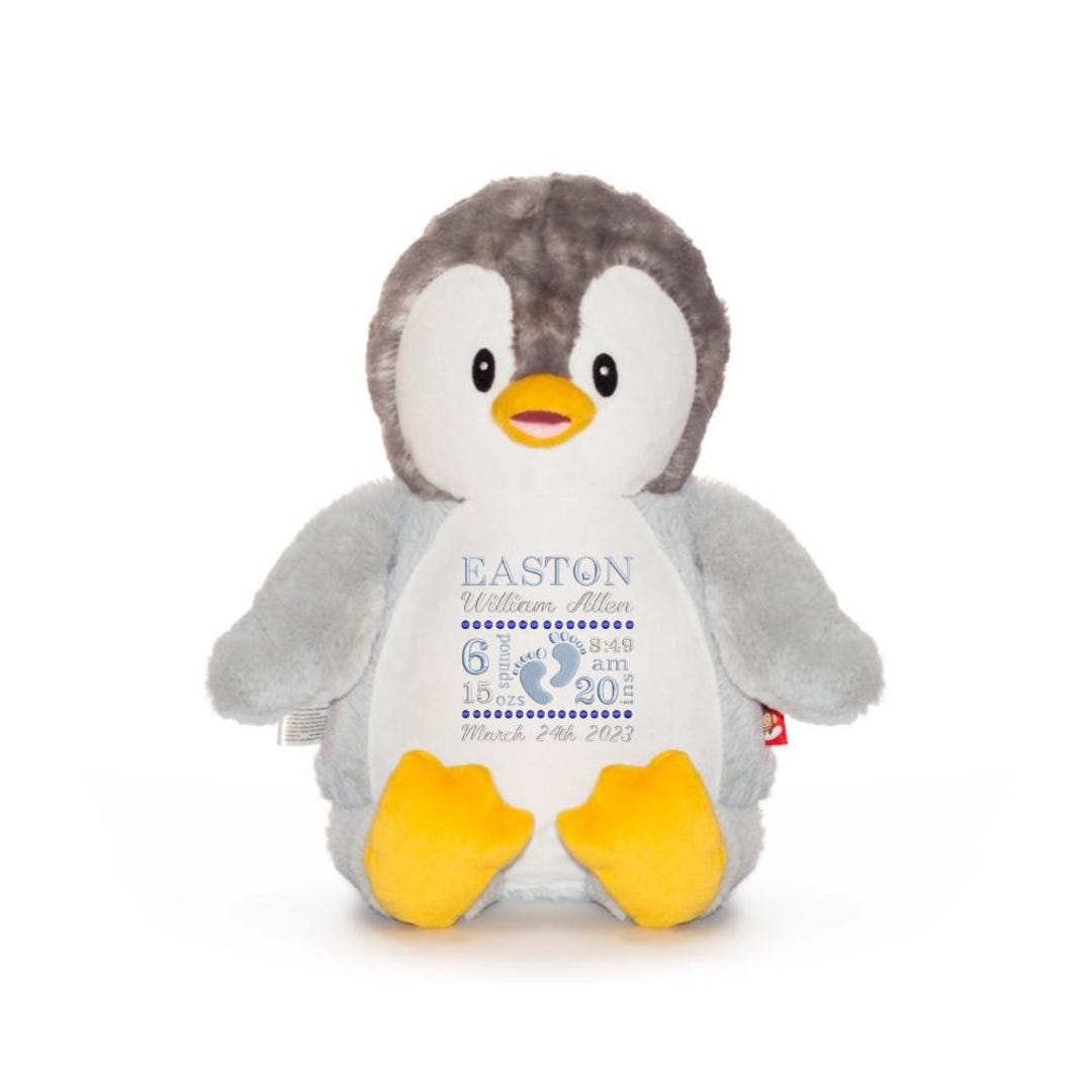 Penguin Stuffed Animal, Personalized Penguib, Personalized Baby Gifts ...