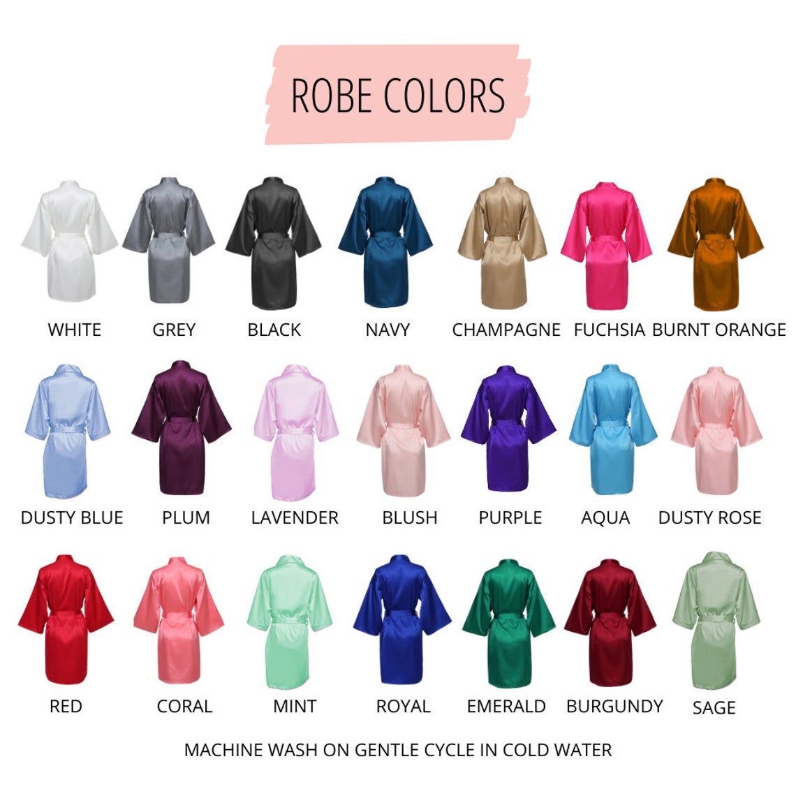 Kids Robe - Ballet Birthday Party Favor - Satin Robe for Kids - Ballet Birthday Robe - Silk Robe ...