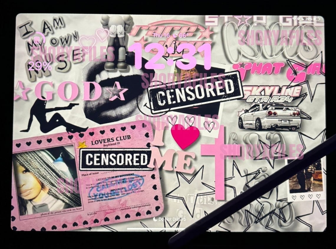 Pink iPad Wallpaper - Etsy