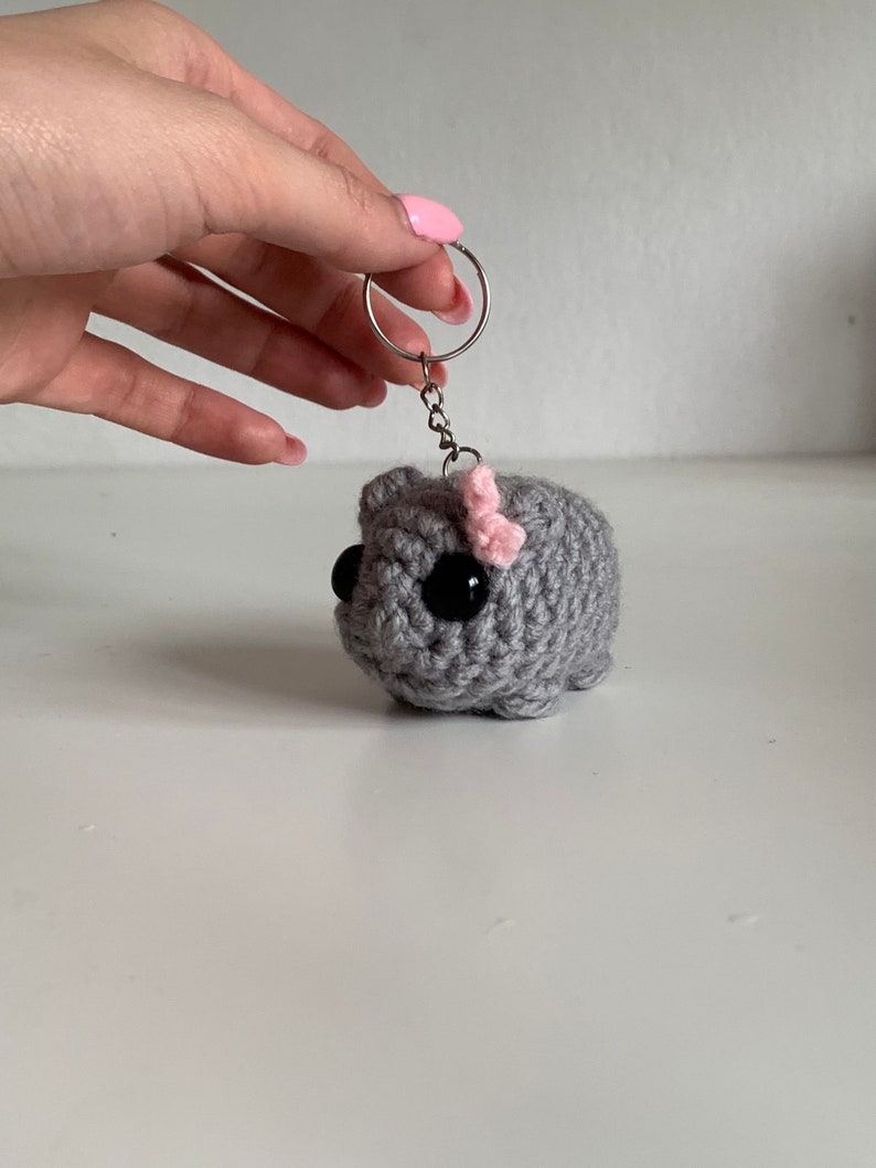 Crochet Sad Hamster Keychain - Etsy Australia