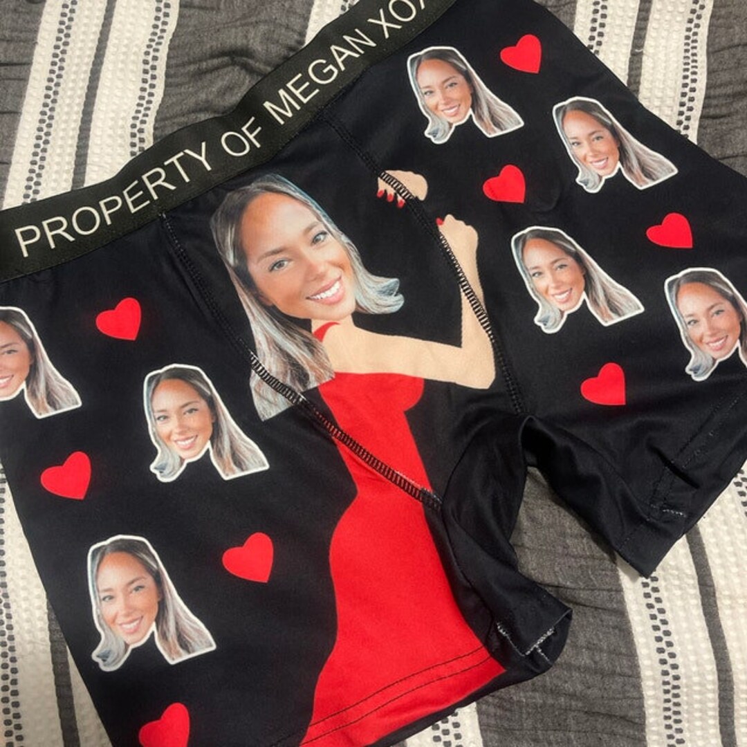 Personalized Boxer Shorts With Face - Etsy