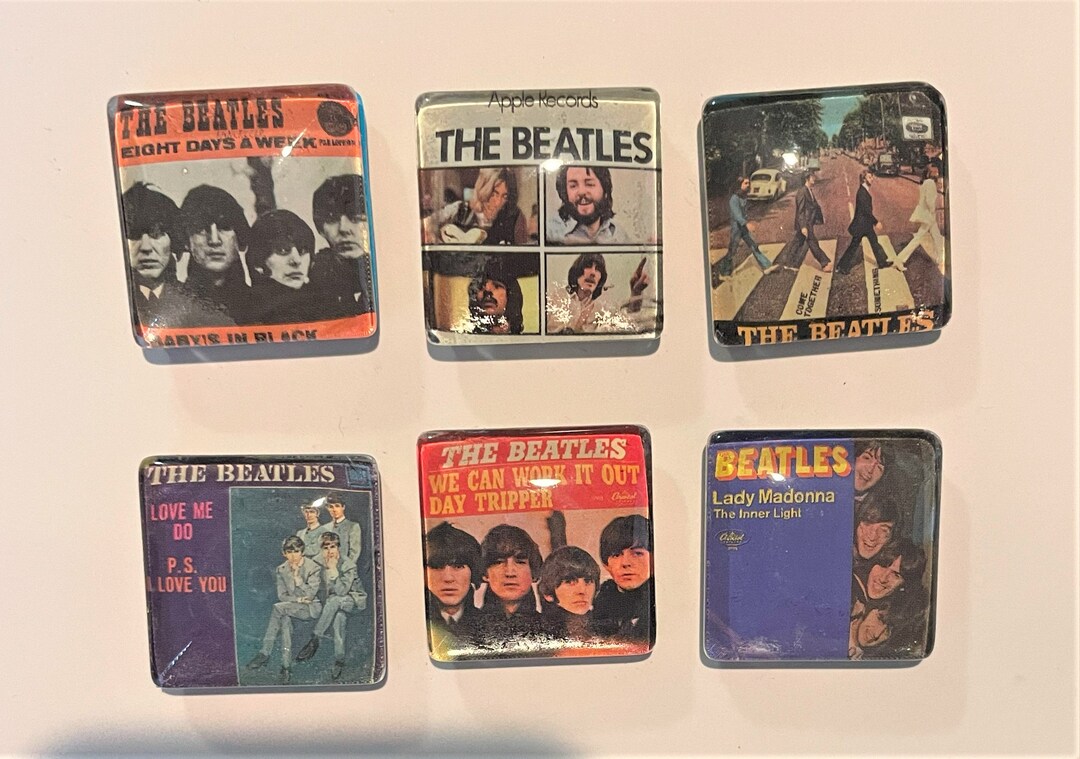 The Beatles Album Art Magnet Set - Etsy