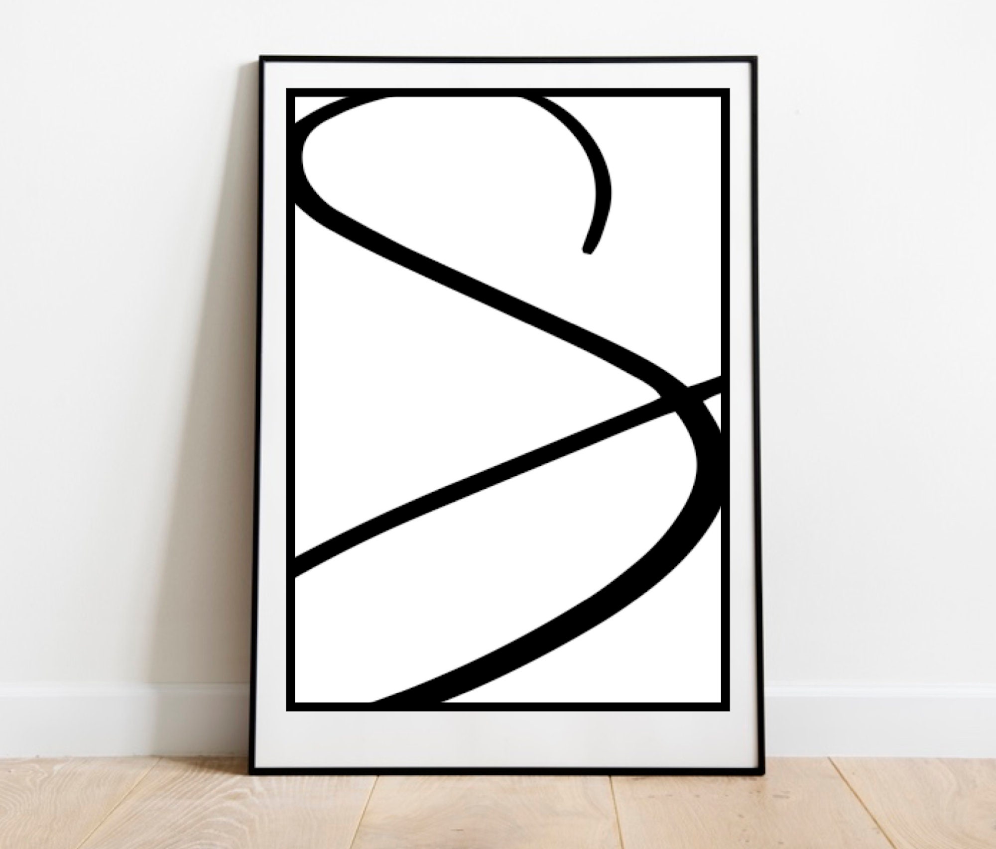 Alphabet Stylised Letters Instant Download Wall Print Art Poster Modern ...