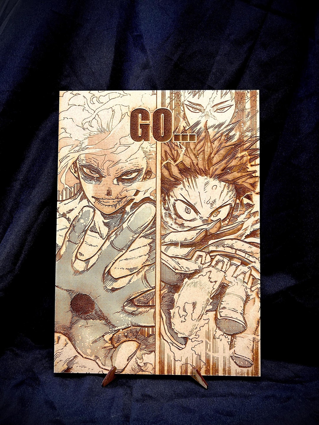 My Hero Academia Woodblock Print MHA Poster - Etsy