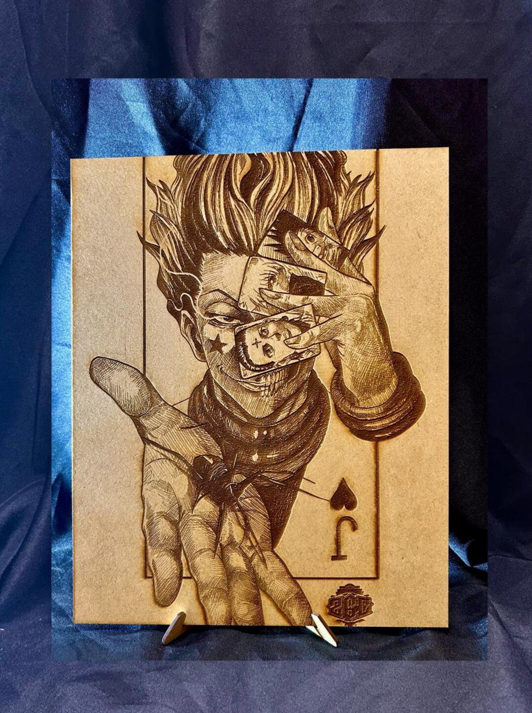 Hisoka Woodblock Print HXH Poster - Etsy