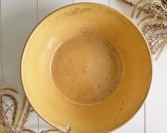 Antique Yelloware Milk Pan Rare Piece Milkpan Farmhouse Decor Milk ...
