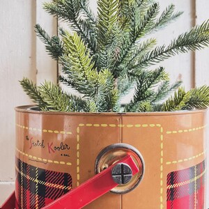 Vintage 1950's Plaid Petra Cabot Skotch Kaddy Jug Cooler 4 Gallon ...