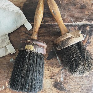 Pair of Antique Primitive Horsehair Shaker Brush Horse Hair Brushes ...