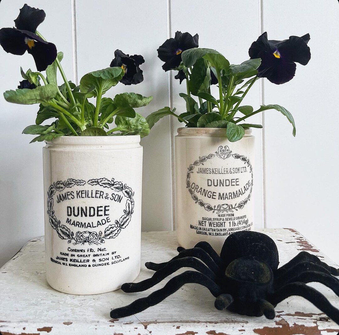 Antique James Keiller & Son Ltd. Dundee Orange Marmalade Stoneware ...