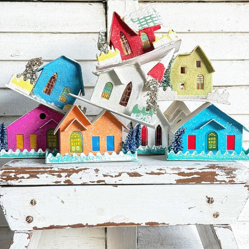 Japanese Mica Putz House - Etsy