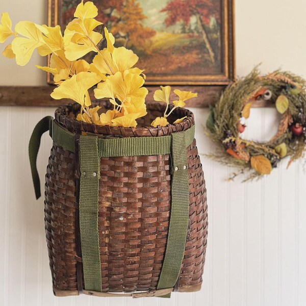 Basket Backpack - Etsy