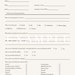 Digital and Printable Consultation Form for Estheticians - Etsy