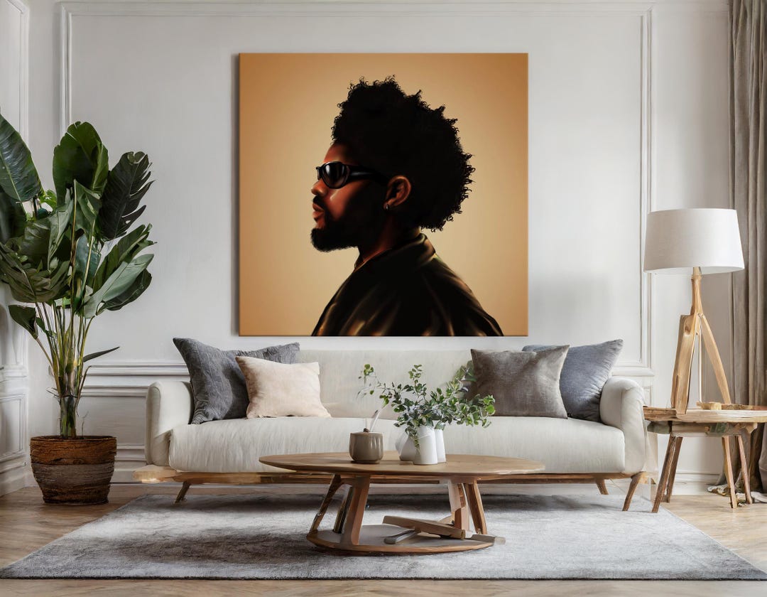 The Weeknd Framed Canvas Wall Art Poster, Quotes, Canvas, Posters ...