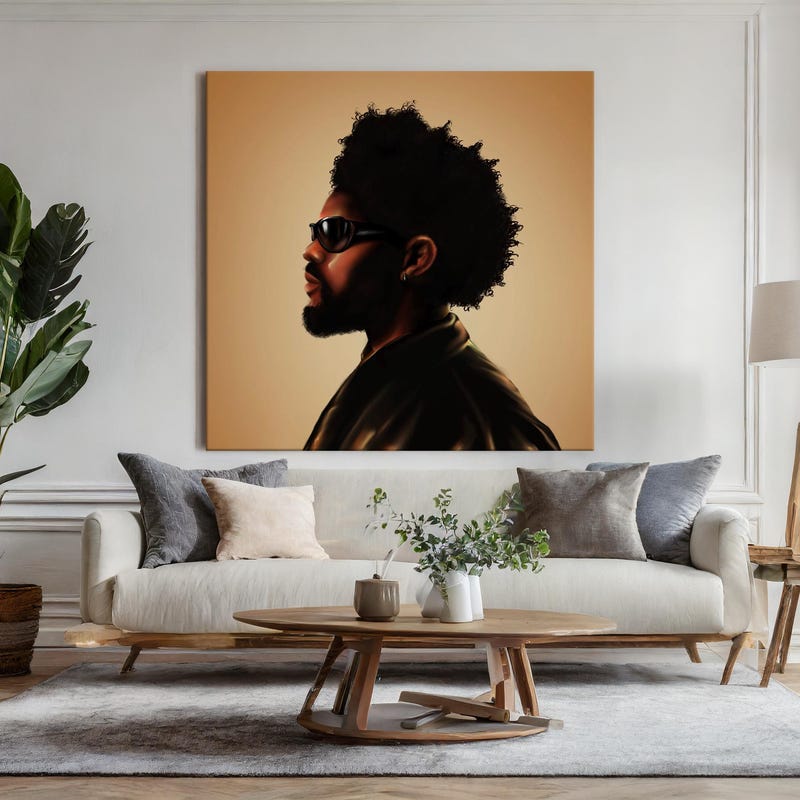 The Weeknd Wall Art - Etsy