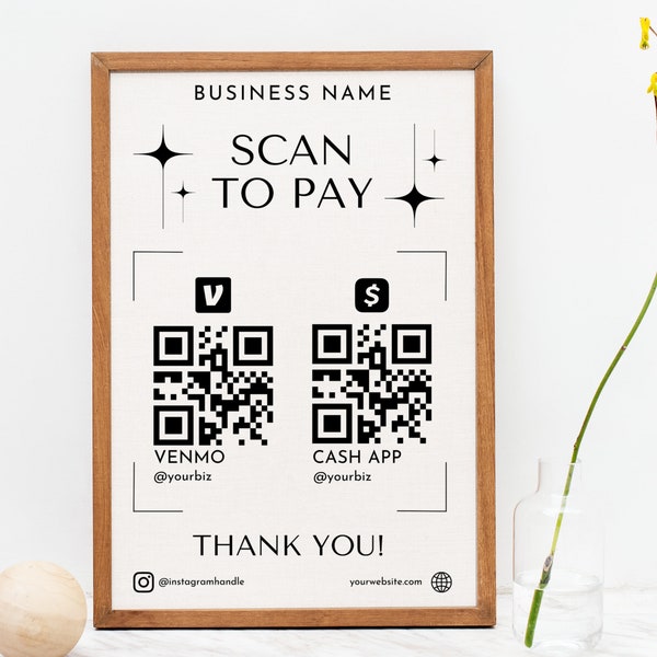 Venmo Payment Sign - Etsy