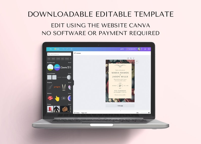 Editable Payment Sign & Price List Template, Scan to Pay Sign, Price ...