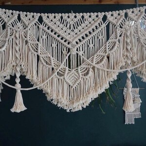 Macrame Wedding Backdrop, Boho Wedding Arch Arbor - Etsy