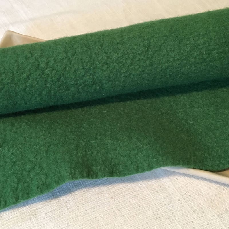 Green Felt Fabric - Etsy