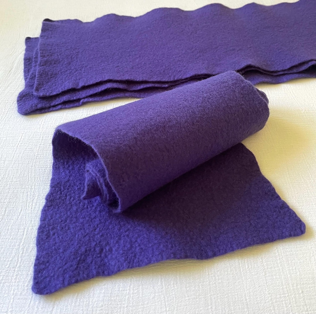 Deep Violet Merino Wool Felt / 8 X 27 Inches / 100% Merino Wool Felt ...