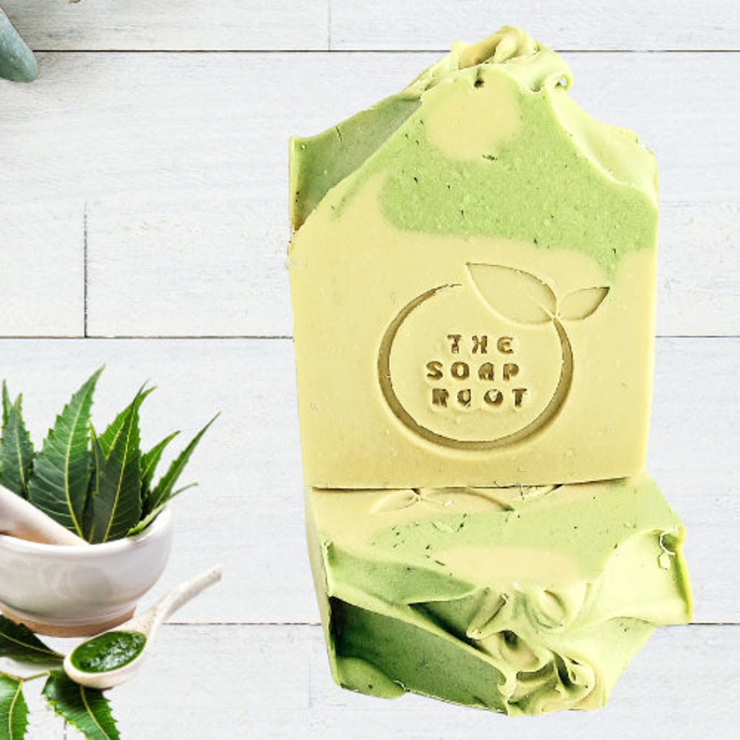 Natural Neem and Oatmeal Soap. Lemongrass Essential Oil Soap. Natural ...