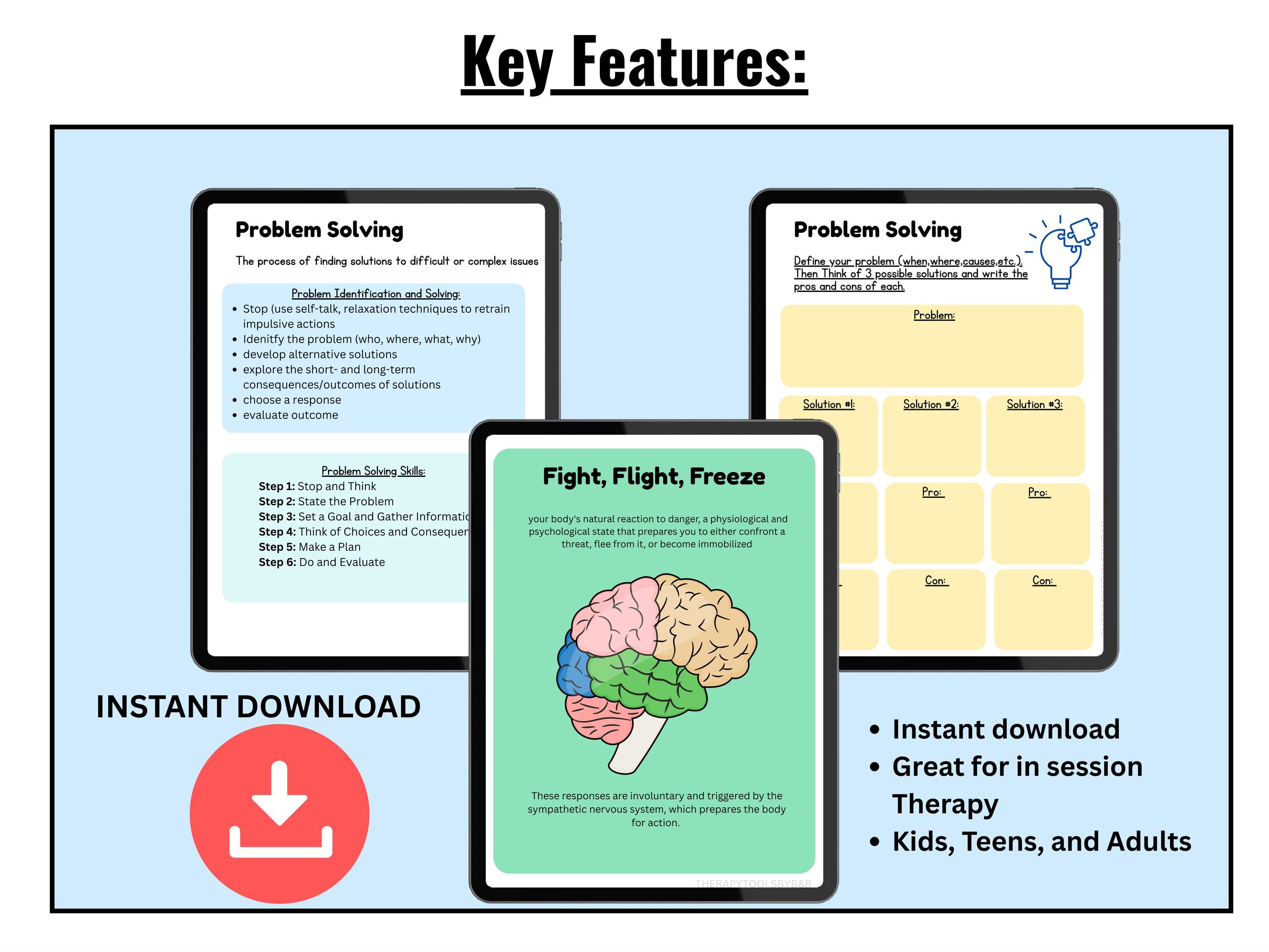 Problem Solving Digital Worksheet Bundle | Critical Thinking Activities ...