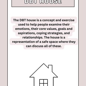 DBT House Worksheet | DBT Sheet, DBT Coping Skills, Dbt Therapy ...
