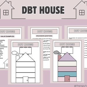 DBT House Worksheet | DBT Sheet, DBT Coping Skills, Dbt Therapy ...