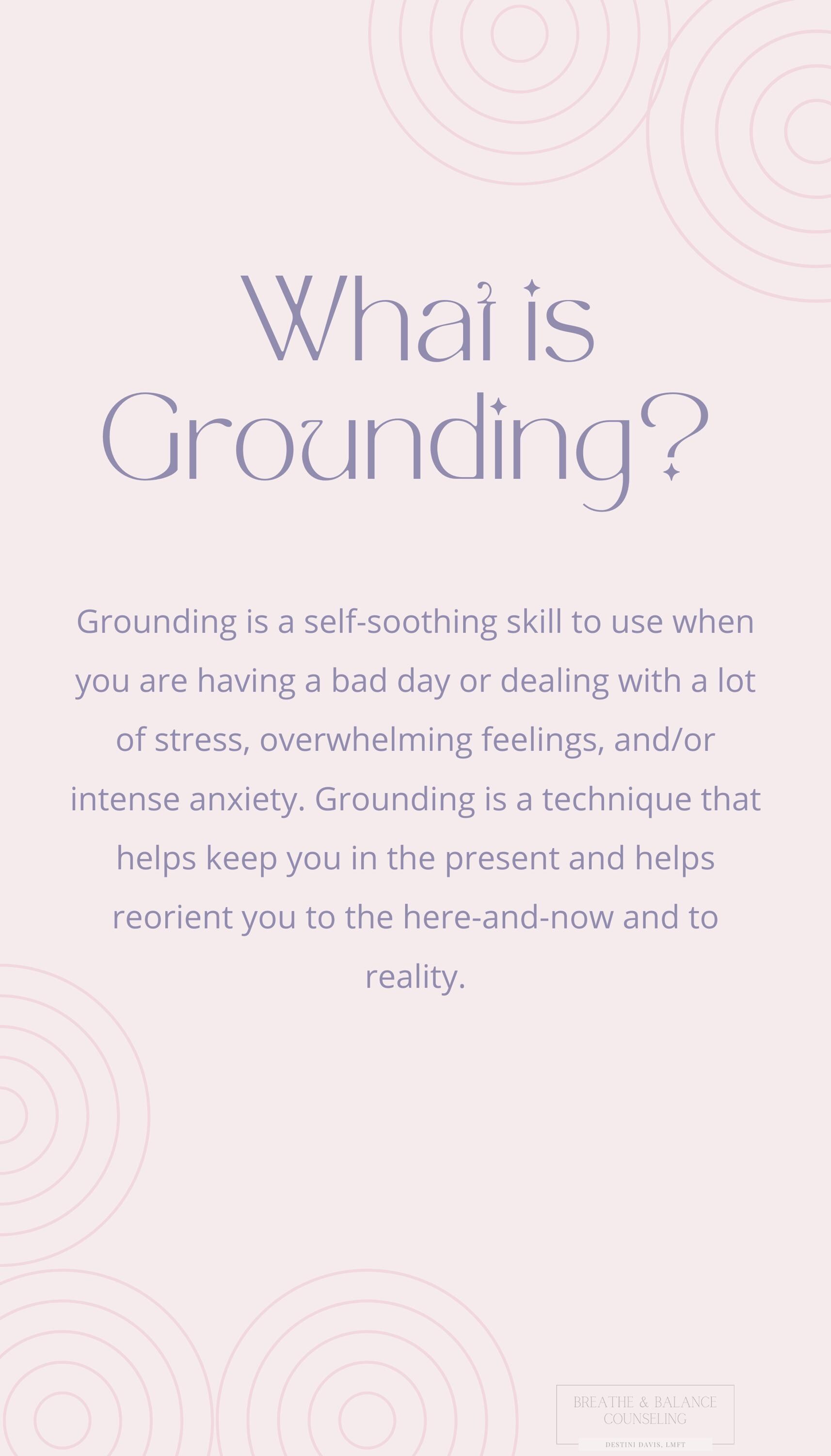 Grounding Techniques - Wallet Sized Cards - PDF, Printable- Mental ...