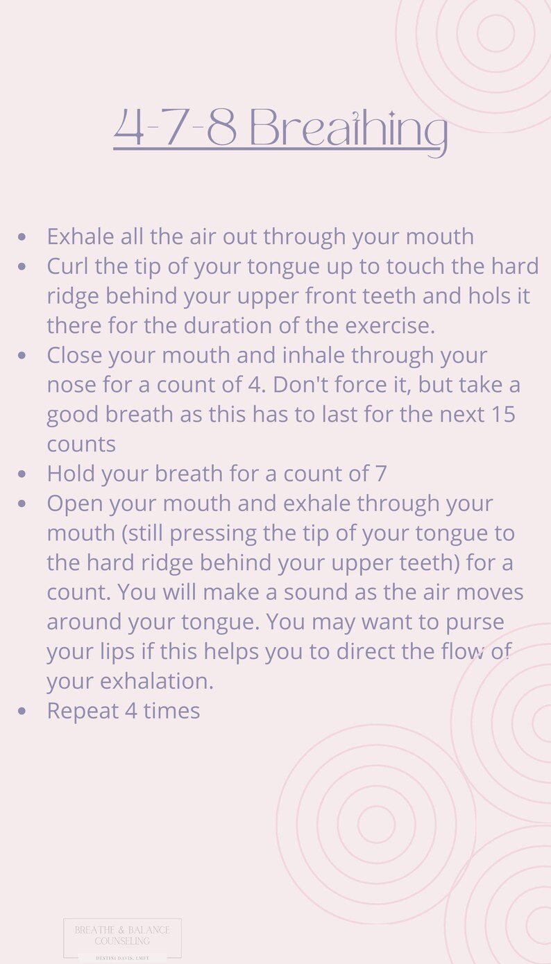 Grounding Techniques - Wallet Sized Cards - PDF, Printable- Mental ...