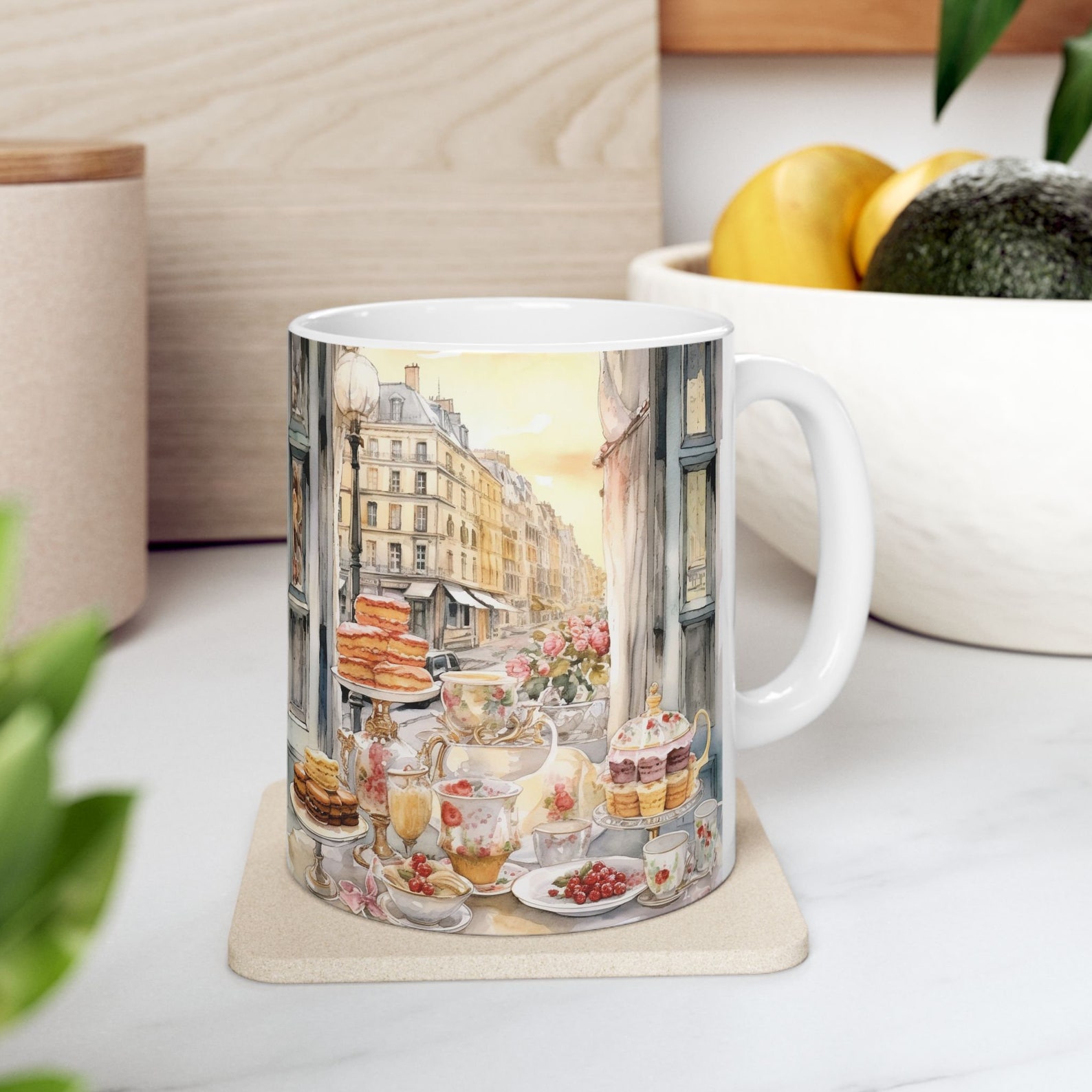 French Patisserie Mug Paris Lover Paris Cafe France Souvenir Coffee Mug ...