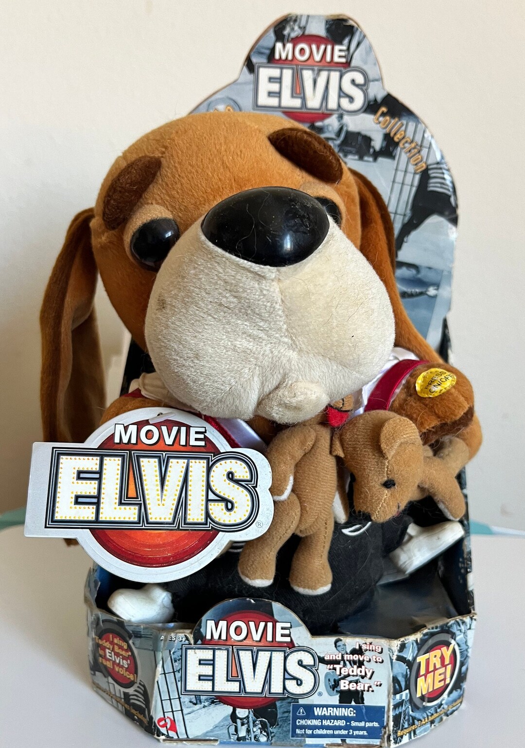 Rare Find Platinum Edition 38107, Movie Elvis Hound Dog, Plays teddy ...