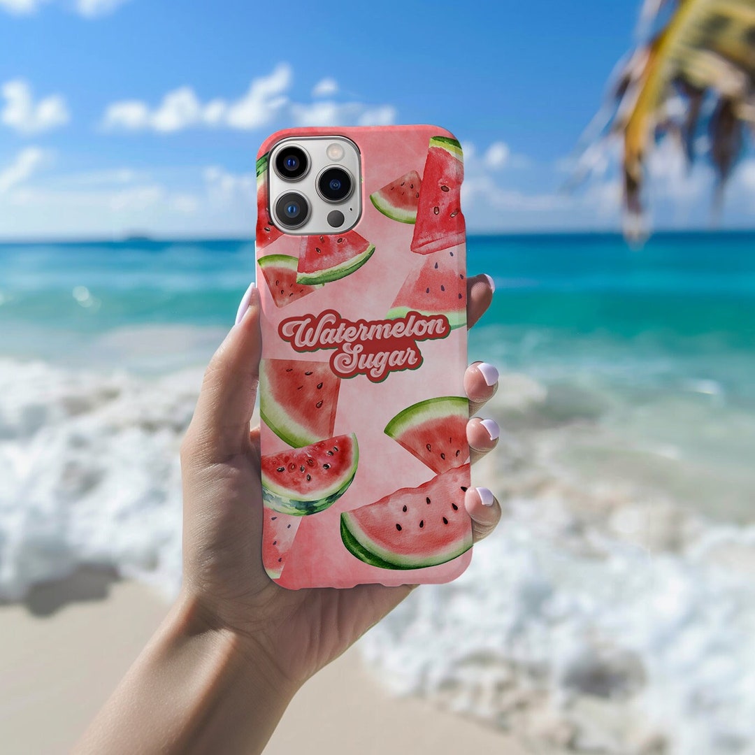 Watercolor Fruit Watermelon Wallpaper iPhone Case, Summer Phone Case ...