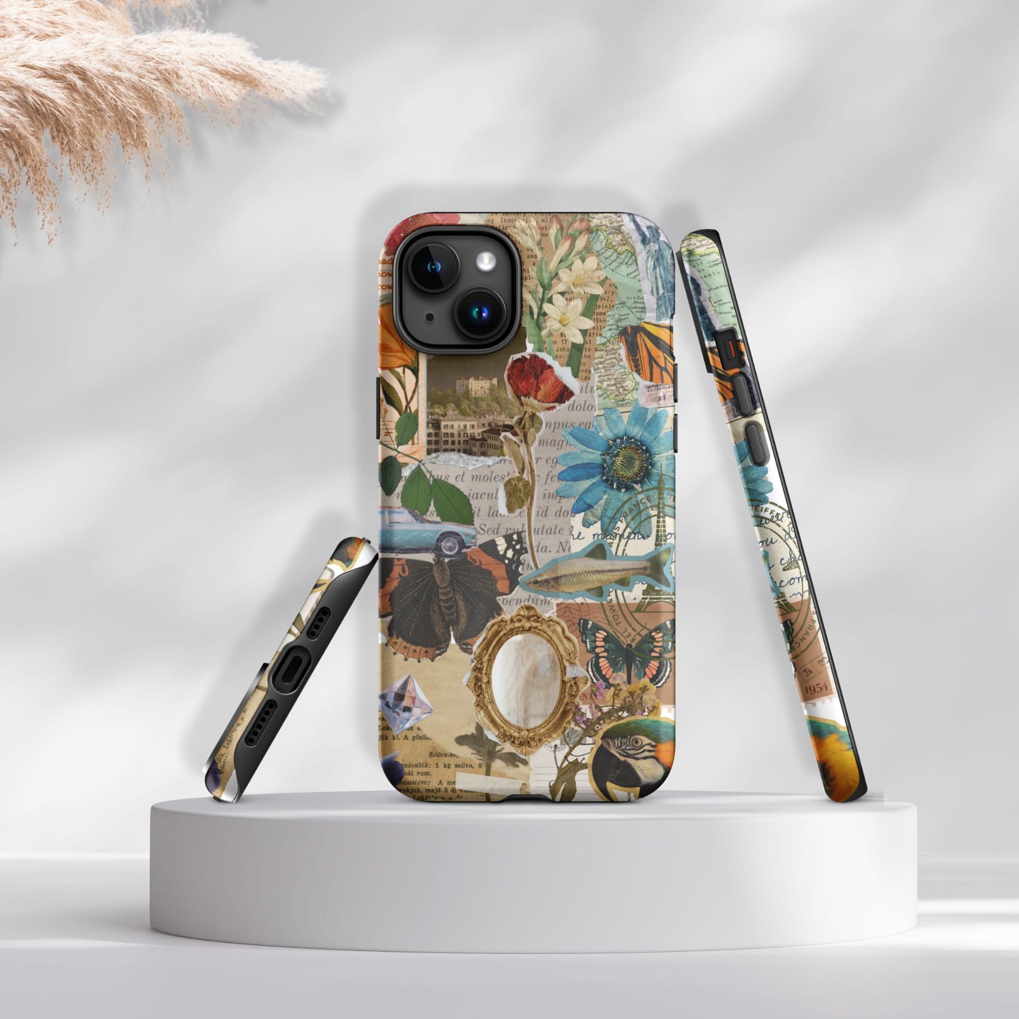 Vintage Collage Template Case for iPhone Case, Trendy Phone Case, Gift ...