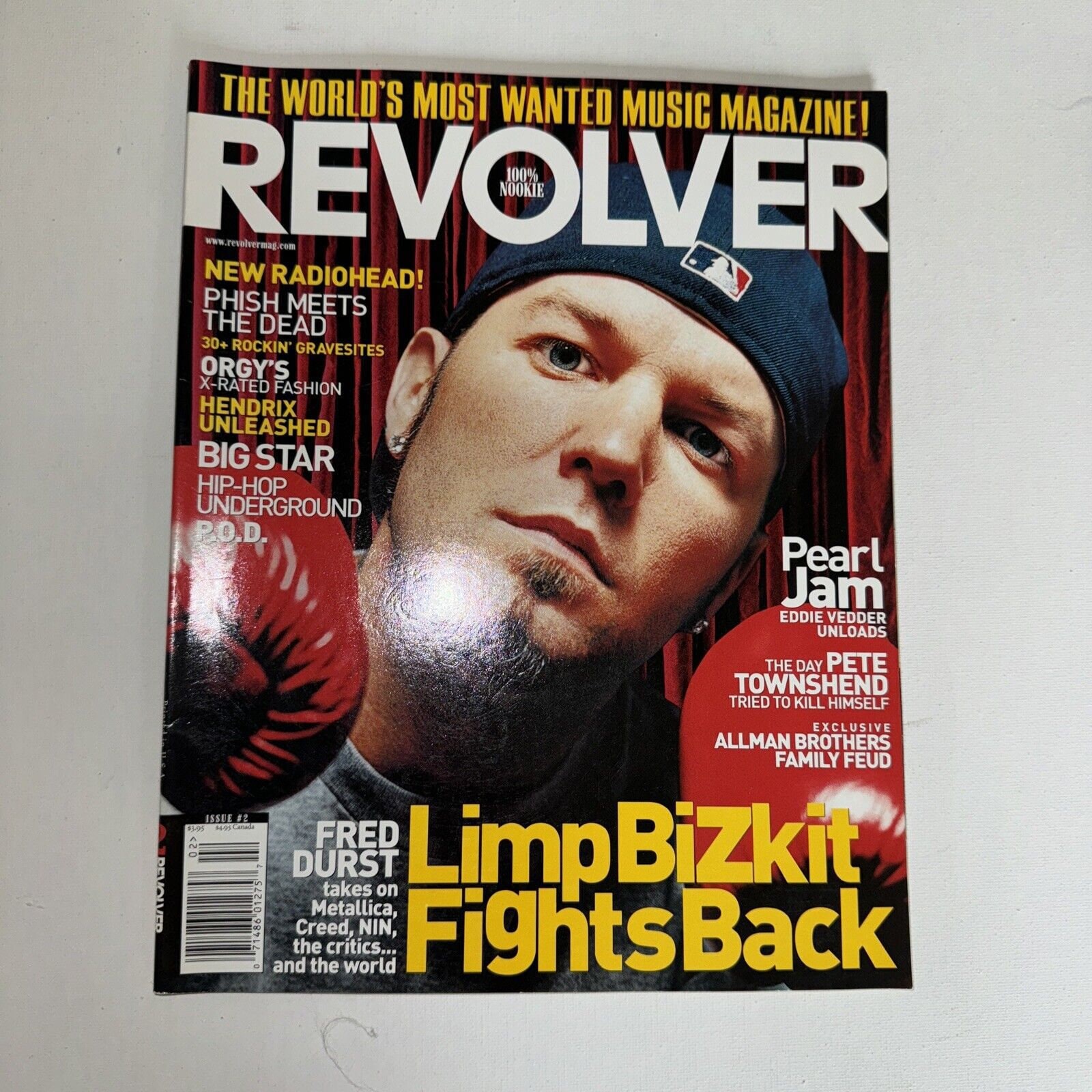 Vintage Magazine Revolver 2 2000 Limp Bizkit Pearl Jam Radiohead ...