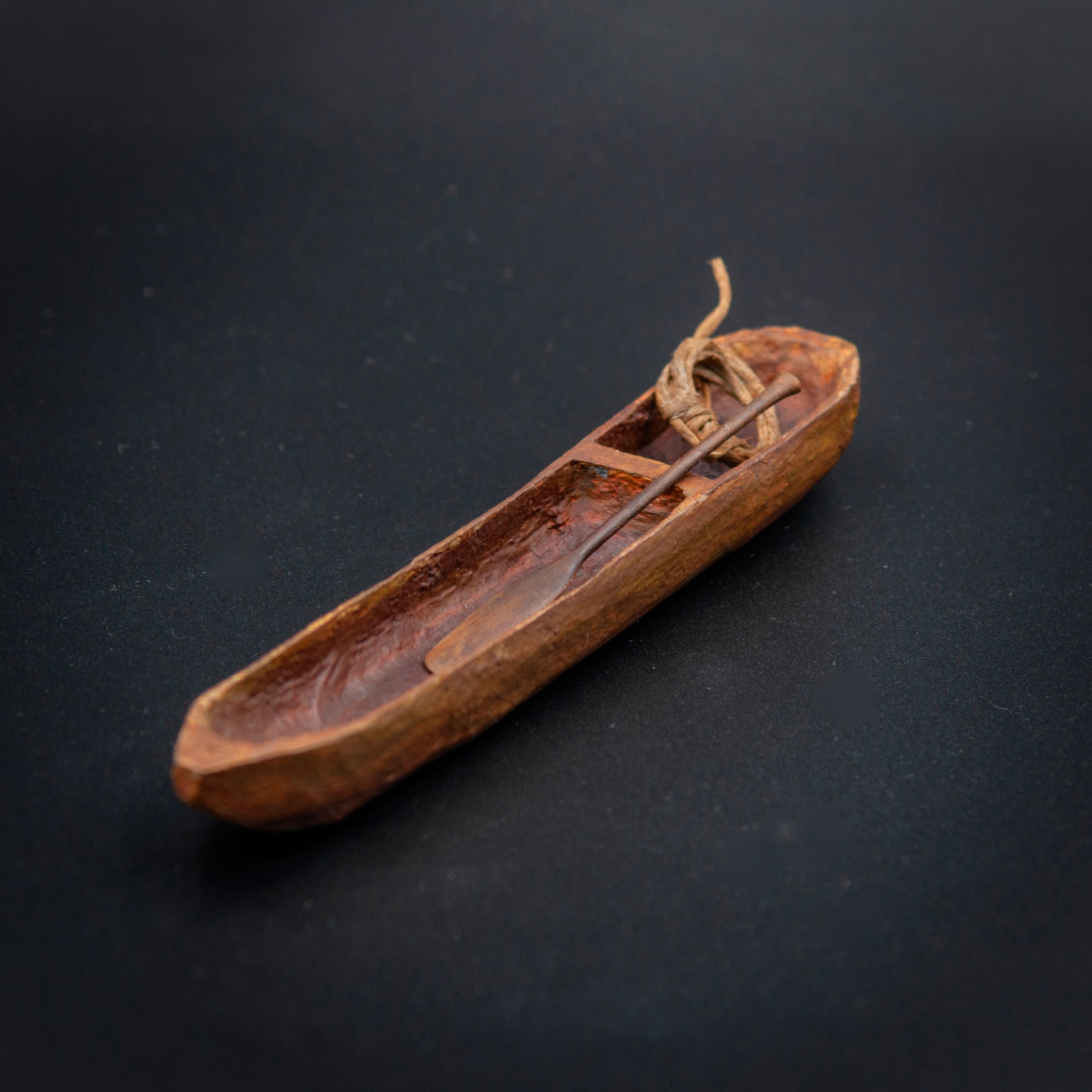 Dugout Canoe + Oar + Coil of Rope Painted Miniature - Etsy