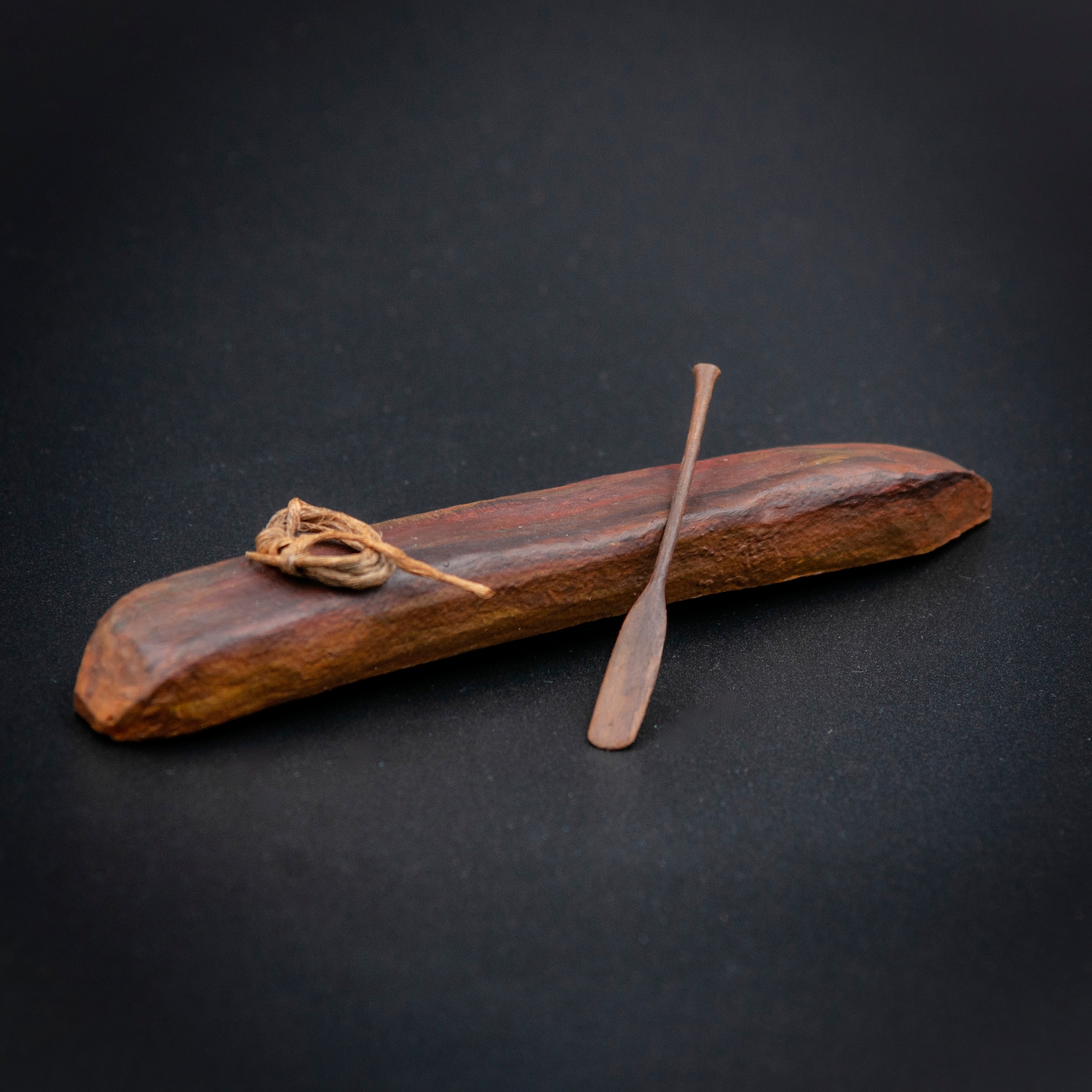 Dugout Canoe + Oar + Coil of Rope Painted Miniature - Etsy