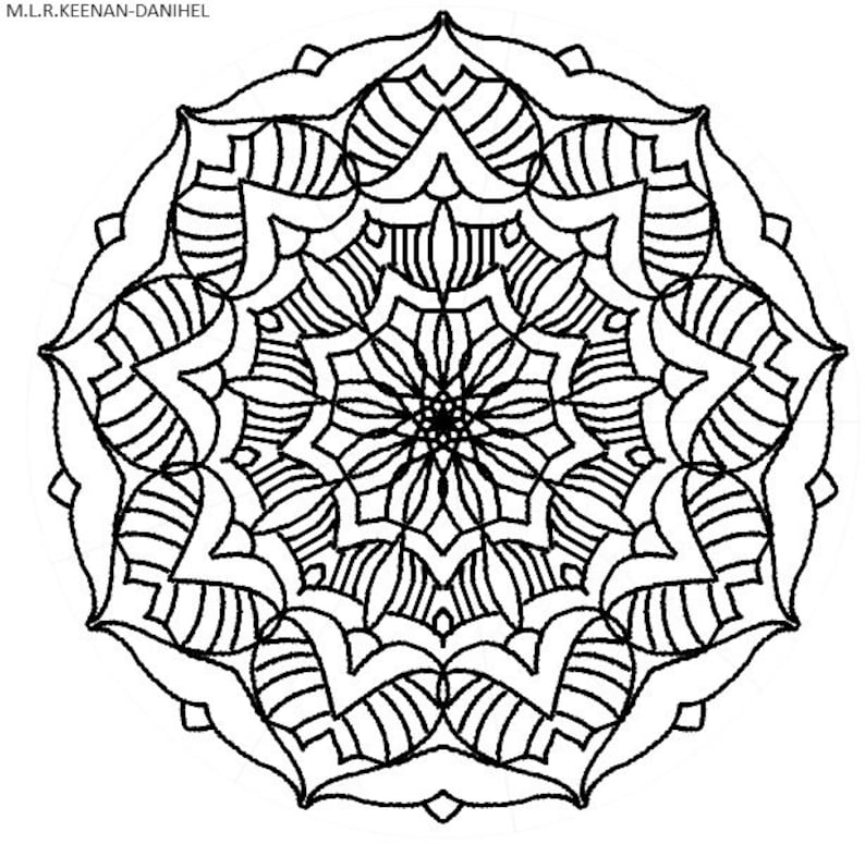 Magical Mandalas, Mandala Coloring Pages, Mandala Invitation Making ...
