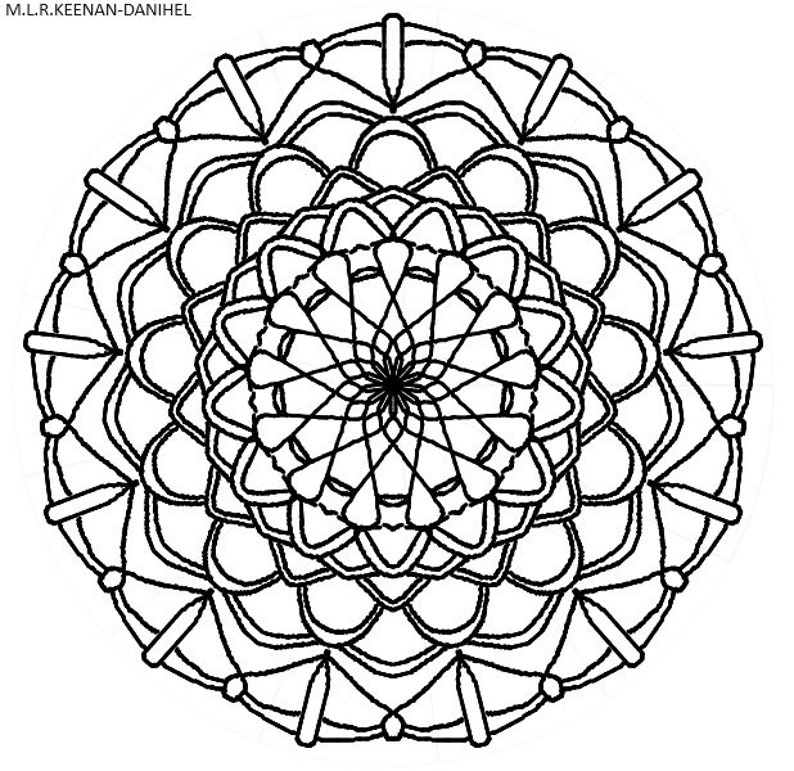 Magical Mandalas, Mandala Coloring Pages, Mandala Invitation Making ...