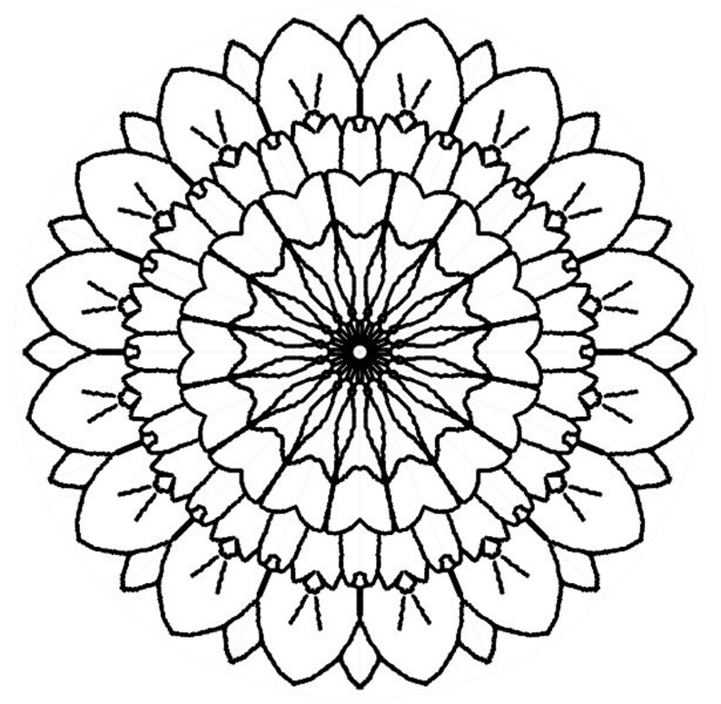 Dozens of Mandalas, Adult Coloring, Stress Relief, Kids and Teens ...