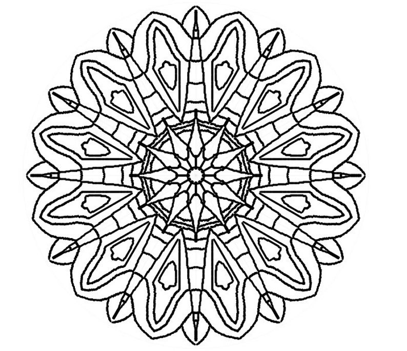Dozens of Mandalas, Adult Coloring, Stress Relief, Kids and Teens ...