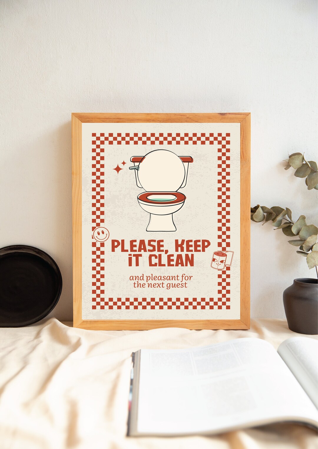 Poster for WC, Bathroom Poster, Photo Toilet - Etsy