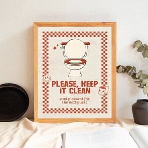 Poster for WC, Bathroom Poster, Photo Toilet - Etsy